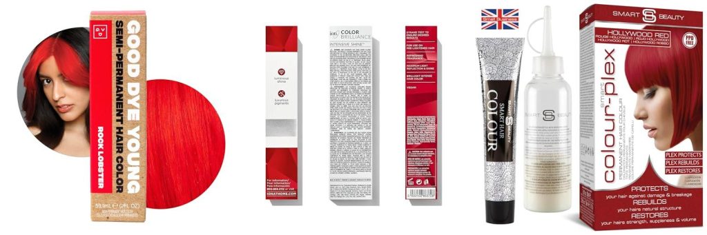 Top 5 Bright Red Permanent Dyes for Dark Hair