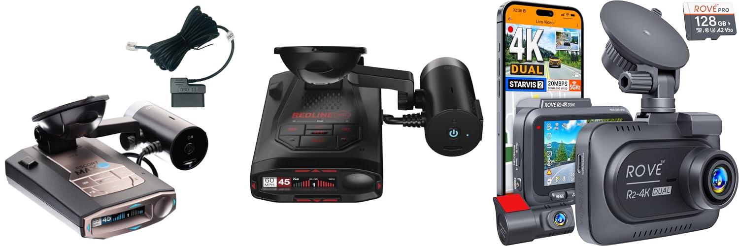 Top 5 Dash Cam Radar Detector Combos Reviewed